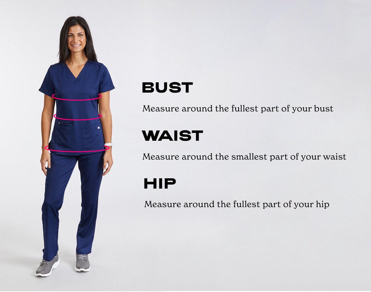 Moxie Sizing Chart – Moxie Scrubs